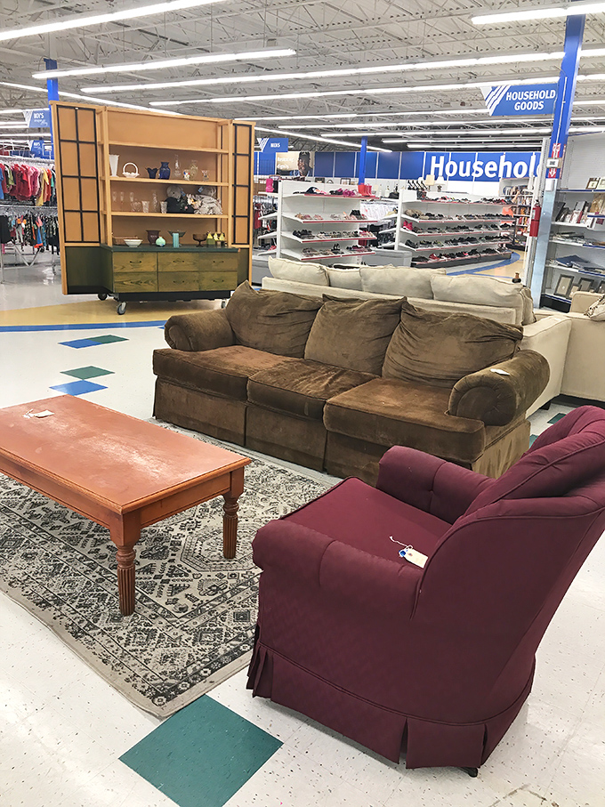 Living room furniture arrangements invite you to test-drive comfort before committing to purchase.