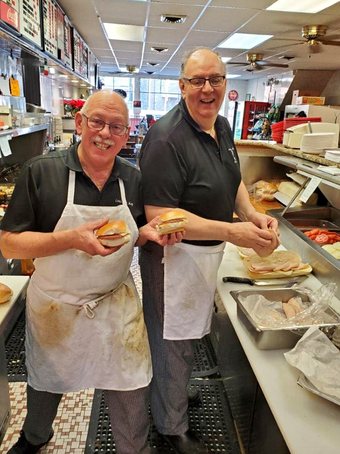 The sandwich artisans behind the counter aren't just making lunch—they're preserving a delicious piece of Pennsylvania food heritage.