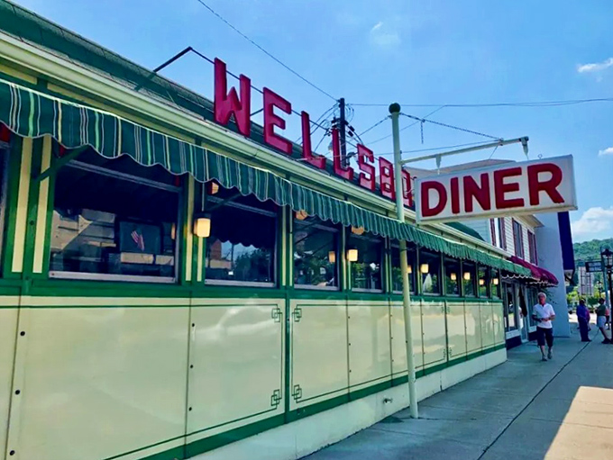 The Wellsboro Diner isn't trying to be retro – it's the real deal, a classic dining car where breakfast tastes better and the coffee keeps flowing.