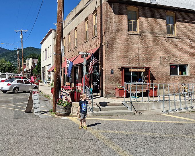 Corner stores and local shops define Etna's commercial district. The kind of place where "shopping local" isn't trendy—it's the only option.