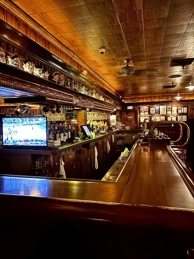 The bar isn't just where you wait for your table—it's command central for some of Ohio's finest cocktails and people-watching opportunities.