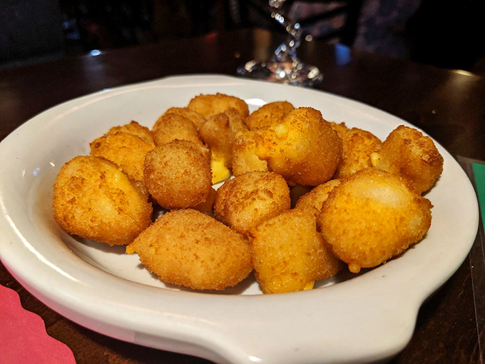 Wisconsin cheese curds aren't just an appetizer—they're a cultural institution, and these golden beauties showcase why they've earned their legendary status.