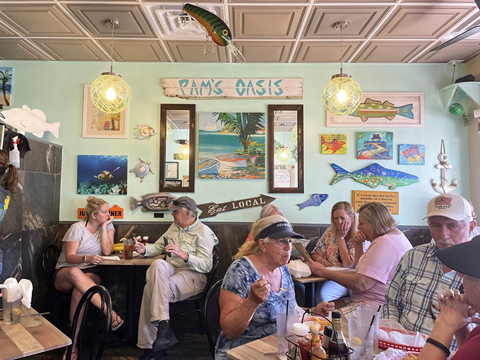 Locals know the real Naples isn't found on glossy postcards but in neighborhood spots like "Pam's Oasis" where food trumps formality.