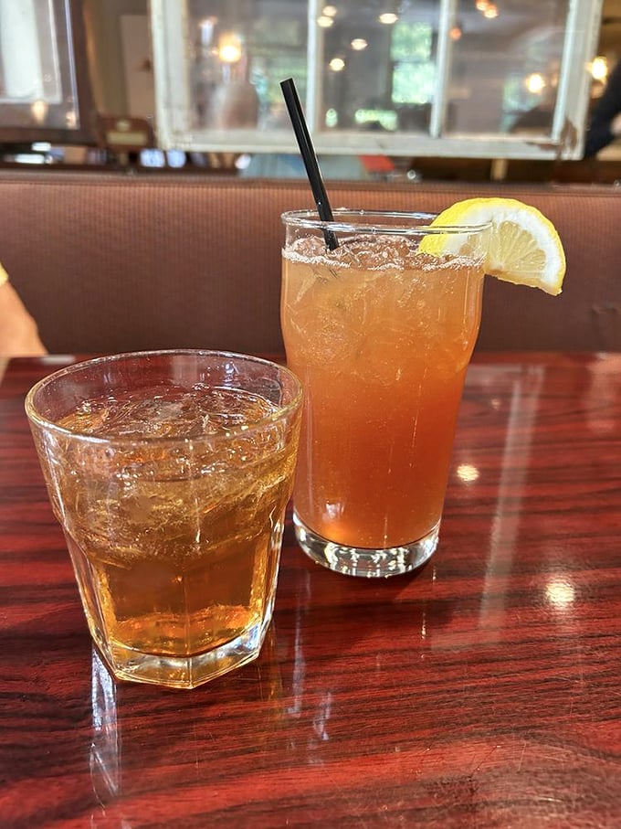 Cocktails that promise good decisions or at least interesting stories—amber perfection with just the right amount of chill.