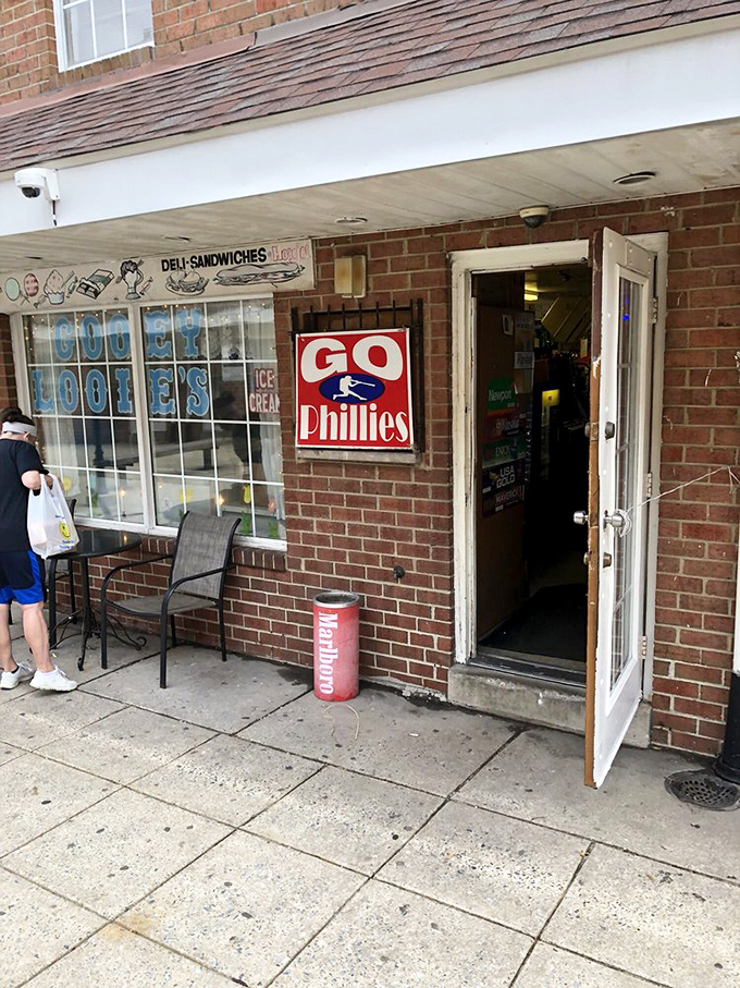 That open door isn't just an entrance—it's a portal to one of Philadelphia's most honest culinary experiences. No password required.