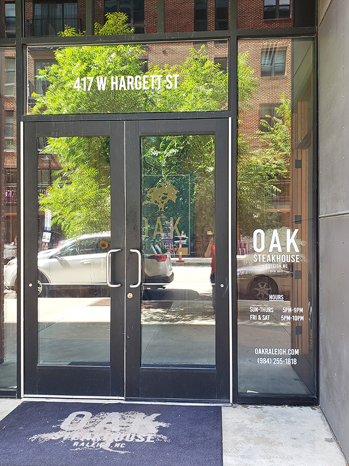 The entrance that separates the ordinary world from your extraordinary dining experience. Step through these doors and leave mundane meals behind.
