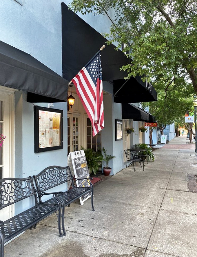 The charming exterior promises nothing fancy, but inside lies Charleston's most beloved breakfast secret waiting to be discovered.
