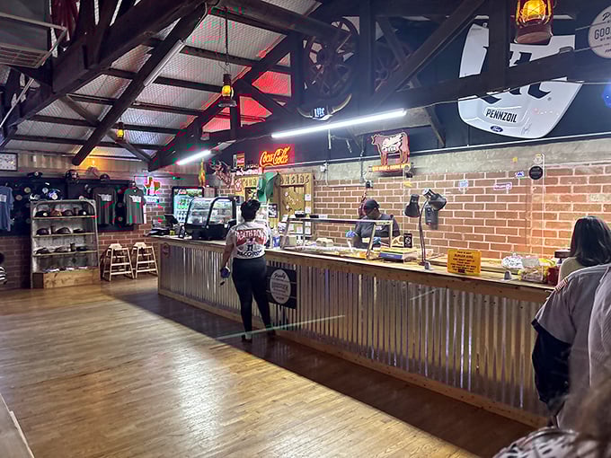 The ordering counter—where dreams are made, calories are ignored, and life-changing food decisions happen in real time.