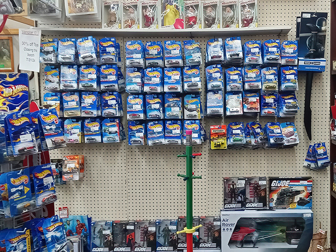 Hot Wheels heaven for grown-up kids. These tiny treasures prove collecting isn't just a hobby—it's a time machine back to Saturday morning cartoons.