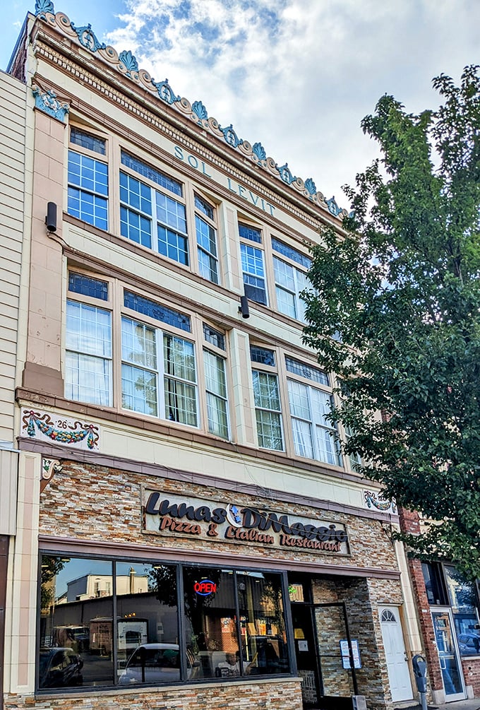 Luna's DiMaggio's serves up Italian comfort beneath a beautifully preserved historic façade. Pizza and pasta taste better when served with a side of architectural splendor. 