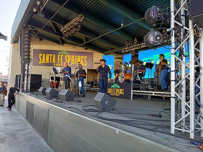 Live music that transforms shopping into entertainment – like dinner theater, but with better deals. 