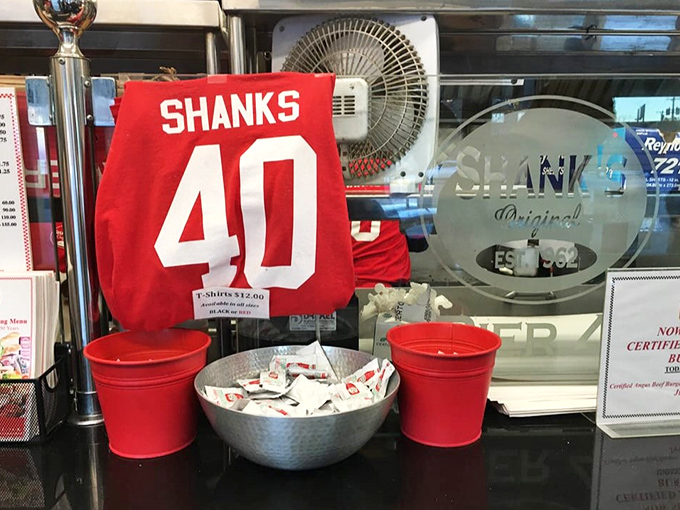 Shank's merchandise proudly displays the "40" like a sports jersey, because in Philadelphia's sandwich league, they're definitely in the hall of fame.