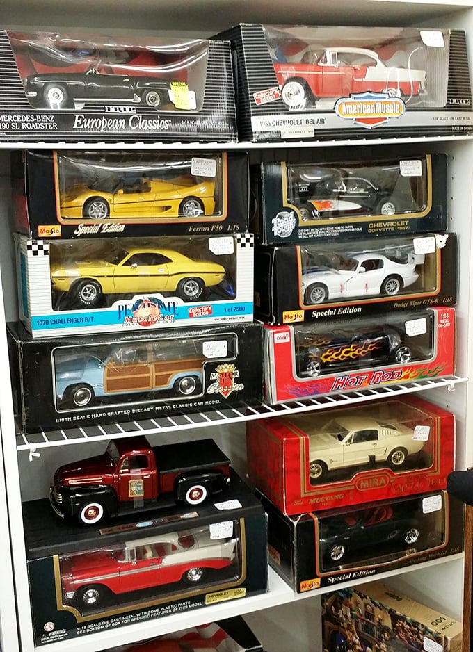 Die-cast dreams in miniature! Every car-obsessed uncle's collection started with just one model, then multiplied faster than rabbits in springtime.