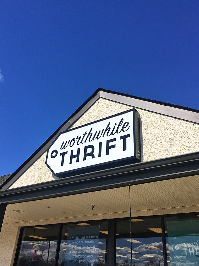 The welcoming signage promises exactly what it delivers – a shopping experience that's truly worthwhile.