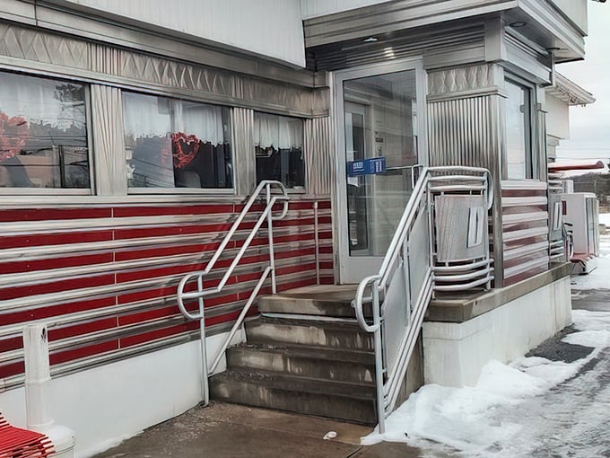 Winter can't stop diner devotees – these steps have welcomed hungry patrons through every Pennsylvania snowstorm for generations.