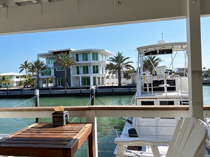 Waterfront views that remind you why people fall in love with the Keys—and why seafood tastes better with a side of paradise.