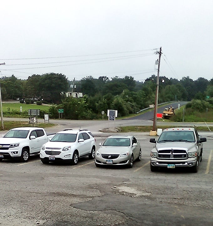 The packed parking lot tells the real story—when locals vote with their vehicles, you know you've found something special.