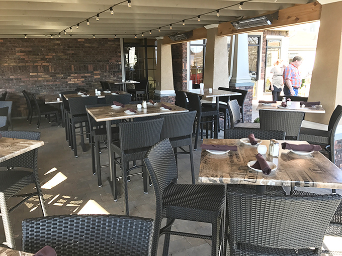 A patio area that transforms ordinary Tuesday dinners into "remember that amazing evening at Frank's?" memories.