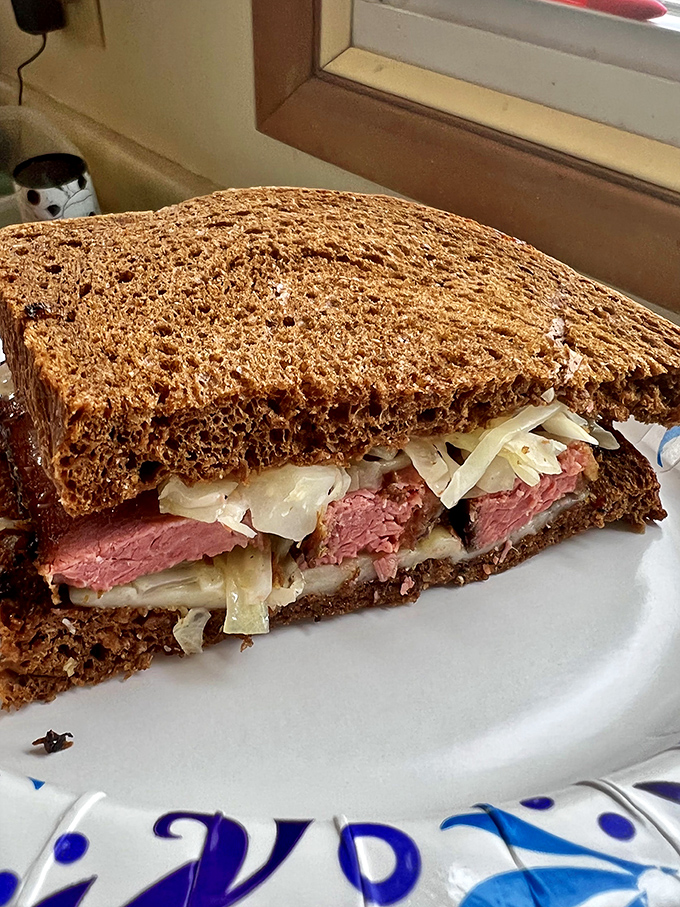 The humble Reuben gets a smokehouse makeover, with house-smoked meat adding a dimension that would make even New York delis take notice.