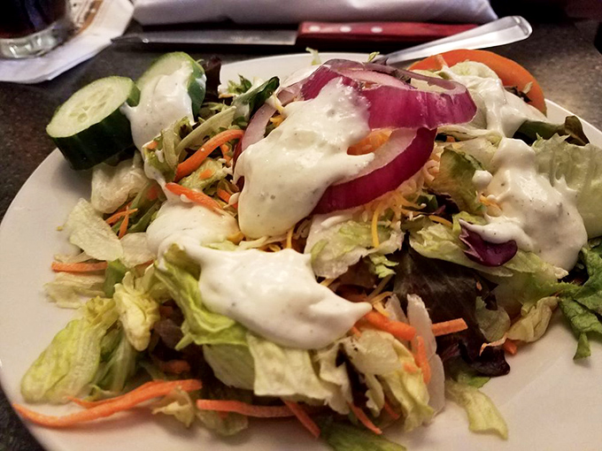 A garden-fresh salad that proves vegetables can be more than just an obligation—they can be the opening act to a stellar meal.