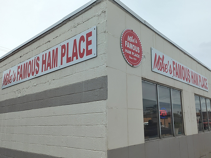 Wall menus and signage that haven't changed because they haven't needed to – when you've got it right, you stick with it.