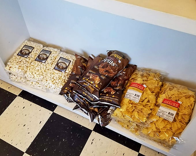 Snack options for the indecisive—because sometimes you need something salty to balance all that sweet, or maybe just more sweet.