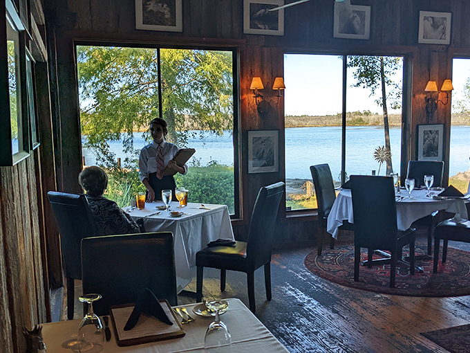 Waterfront dining that feeds both stomach and soul – where nature's view competes with culinary artistry, and everybody wins.