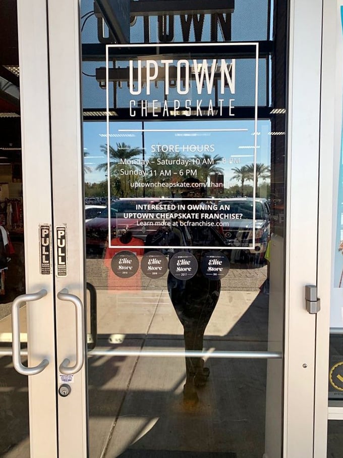 Store hours clearly displayed – because treasure hunting requires proper planning and possibly bringing reinforcements (aka shopping buddies).