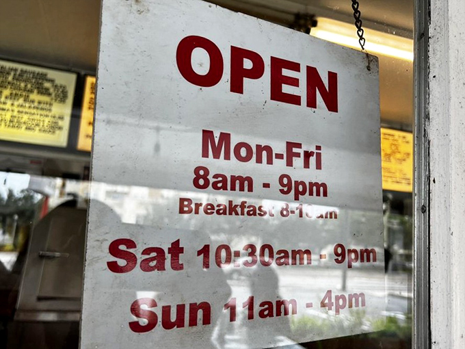 The hours of operation—memorize them to avoid the crushing disappointment of arriving to closed doors.
