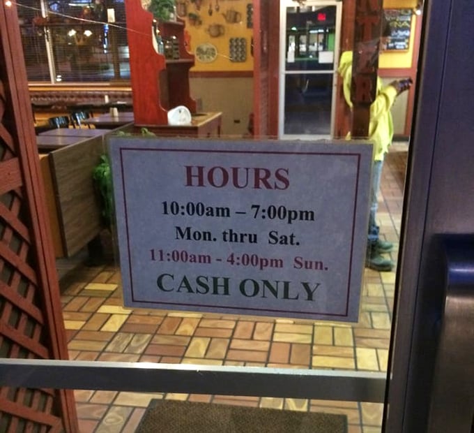 Cash only and limited hours—the telltale signs of a place that doesn't need to compromise because the food speaks for itself.