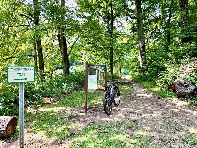 The Vondergreen Trail beckons with promises of adventure just beyond that first bend—no subscription service required.