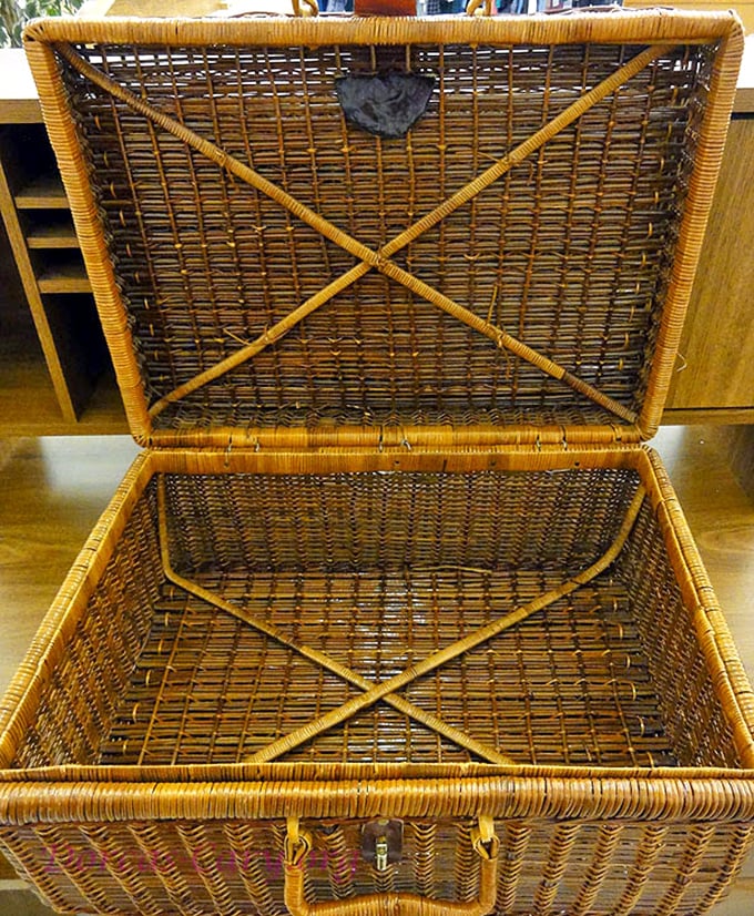 This isn't just a basket—it's a time capsule of craftsmanship. Woven treasures like this make plastic storage containers weep with inadequacy.