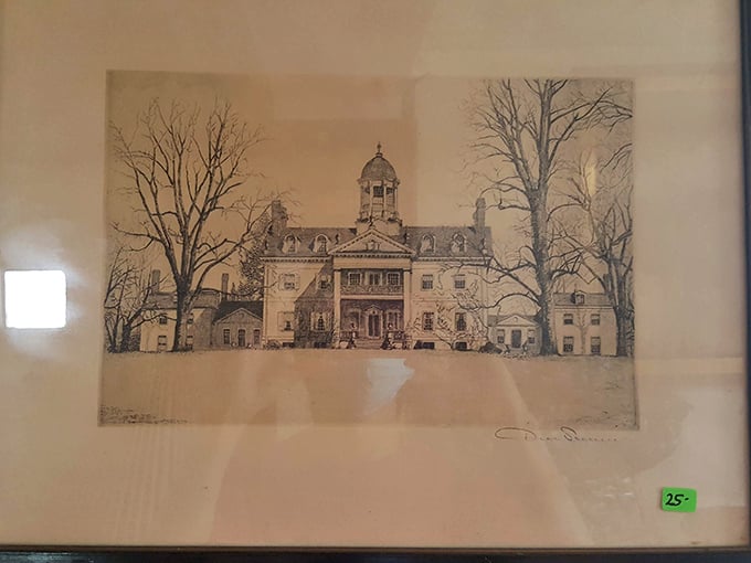 A delicate architectural sketch that captures history with each pencil stroke. At that price, it's practically artistic theft.