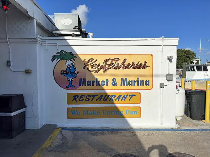 "We Make Eating Fun" isn't just a slogan – it's the mission statement of this working fish house turned culinary landmark.