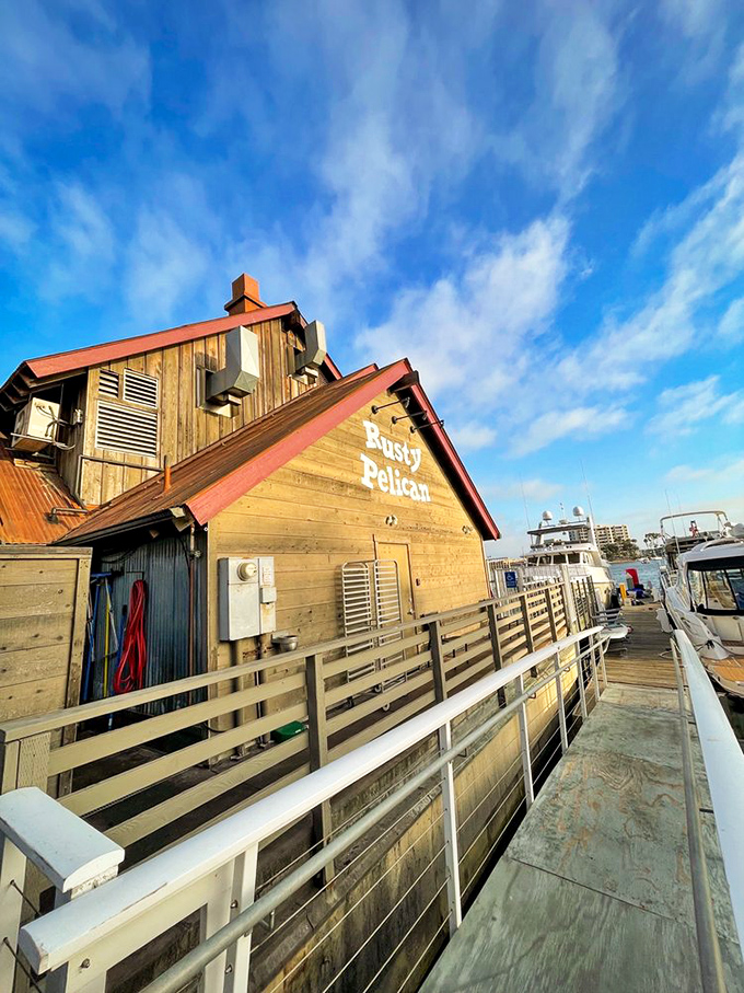 Not just an entrance—it's the gateway to seafood paradise, where every step brings you closer to maritime culinary bliss.