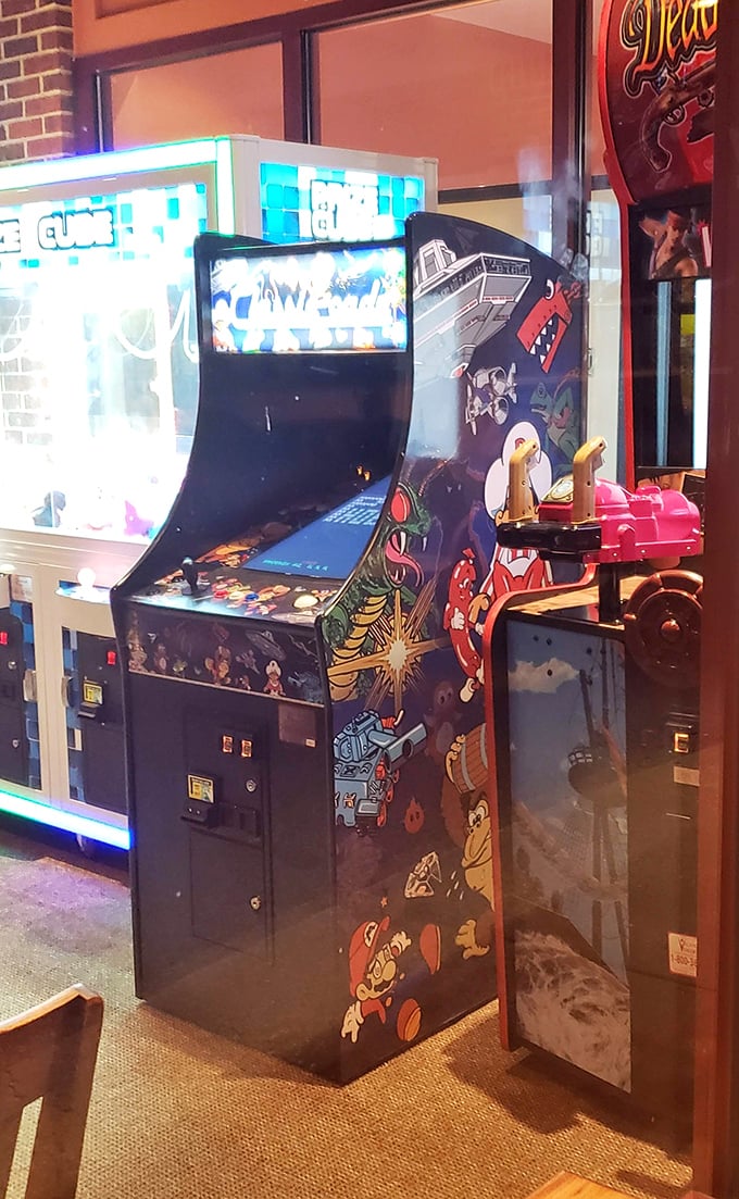 Because every good Wisconsin establishment knows adults need playtime too – vintage arcade games await between Old Fashioneds.