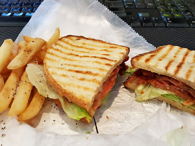 The BLT – three humble letters that represent sandwich perfection. Crisp, fresh, and grilled to golden perfection alongside seasoned fries.