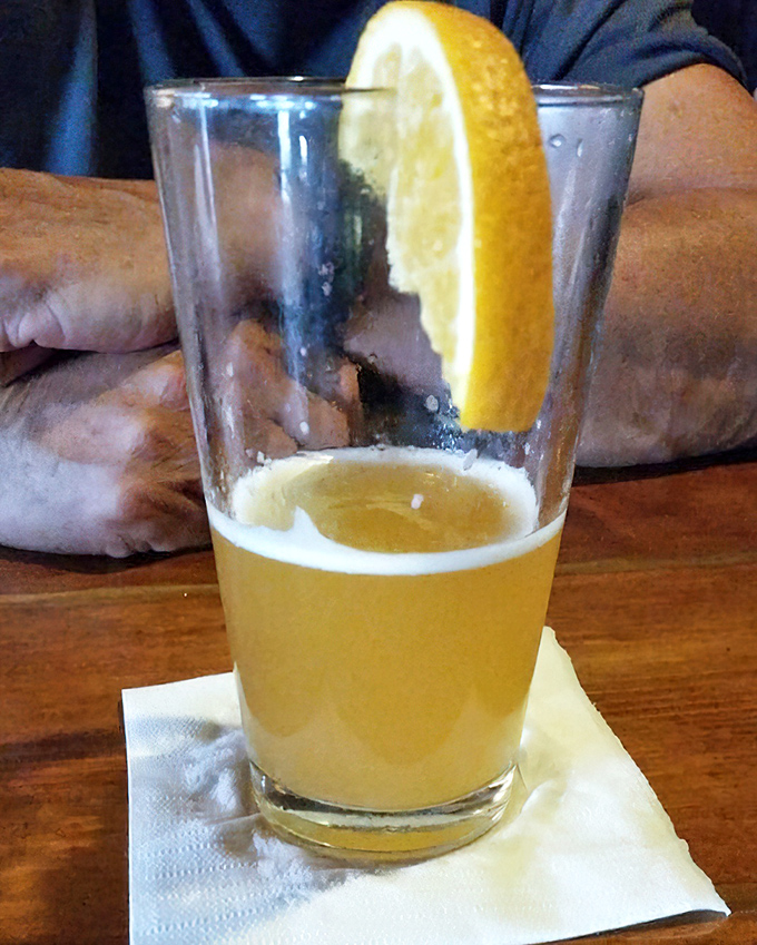 Nothing complements a day in the mountains like a cold beer with a citrus twist—liquid gold that's earned its place at the table.