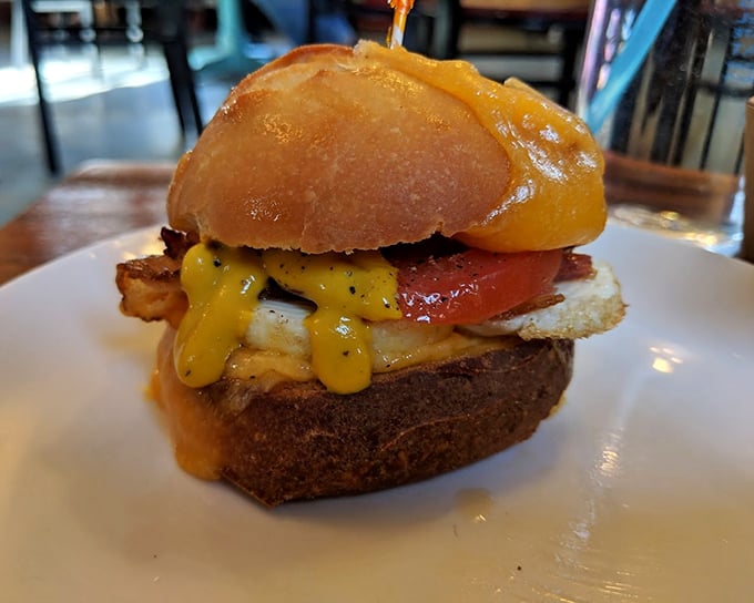 Not all heroes wear capes—some come on brioche buns with melted cheese and perfectly cooked eggs. Breakfast, elevated to an art form.