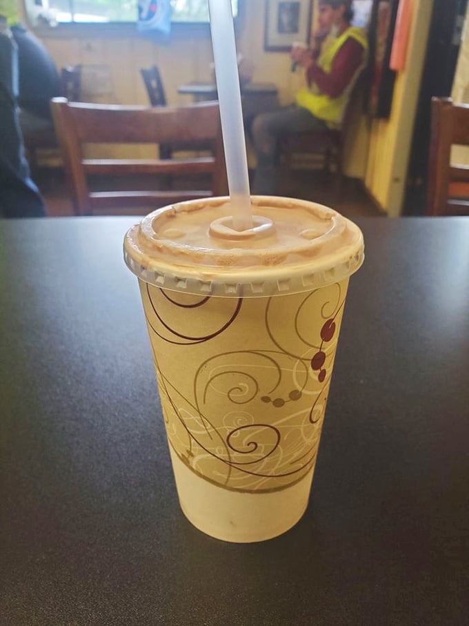 A chocolate shake so thick it defies gravity. The perfect cooling counterpoint to Nashville's burger heat, worth every calorie and then some.