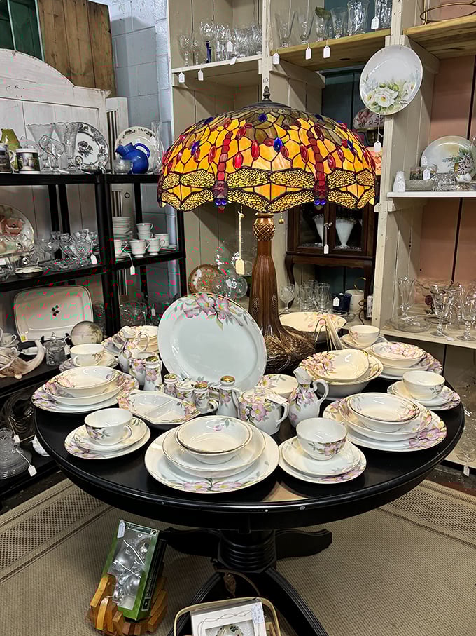 This isn't just dinnerware – it's a floral-patterned time machine to Sunday dinners when phones weren't invited to the table.