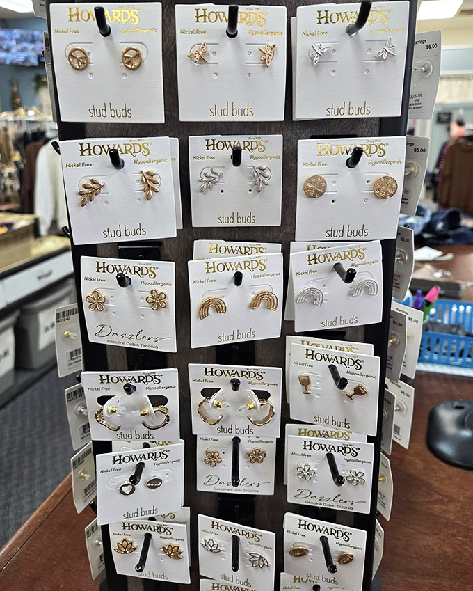 Tiny treasures with massive impact! These earrings prove you don't need billboard-sized accessories to make a fashion statement that whispers sophistication.