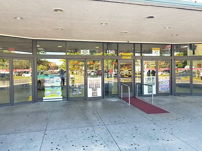 The gateway to bargain paradise—where weekend warriors enter with empty trunks and exit with stories to tell.
