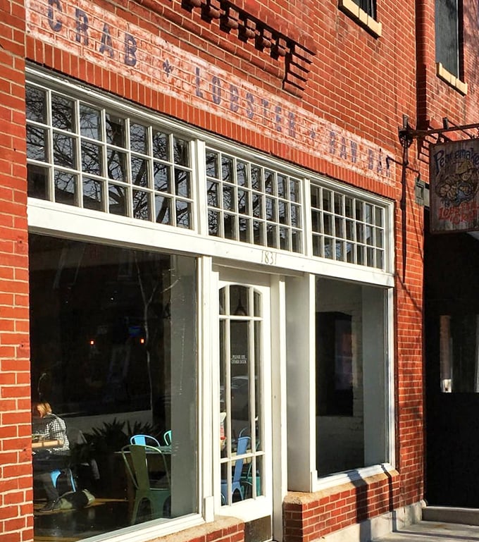 The historic façade whispers stories of old St. Louis while housing some of the freshest seafood this side of the Mississippi.