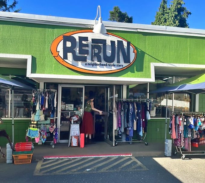 "A neighborhood resale store" understates what RERUN truly is—a community institution where Portland's past finds new purpose.