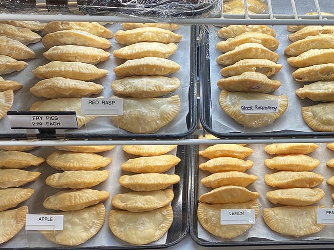 Fry pies: Ohio's answer to the universe's problems. Portable pockets of fruity bliss that make you question why you ever bothered with regular pie.