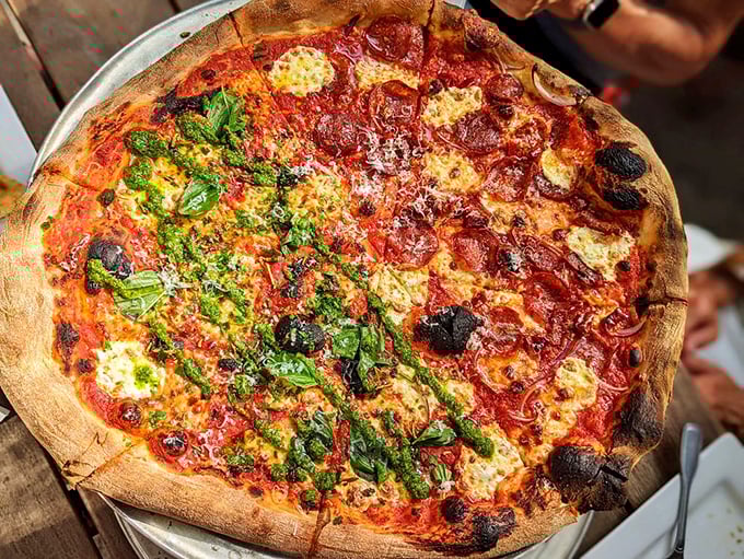 Half Diavolo, half Green – when indecision leads to the most delicious compromise of all.