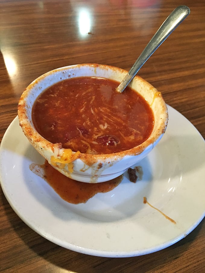 A bowl of homemade chili that doesn't need fancy garnishes – just honest ingredients and the patience to let flavors meld perfectly.