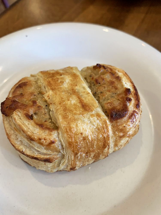 The knish—Eastern European comfort wrapped in flaky dough. Like a savory pastry hug from your grandmother, even if she wasn't Eastern European.