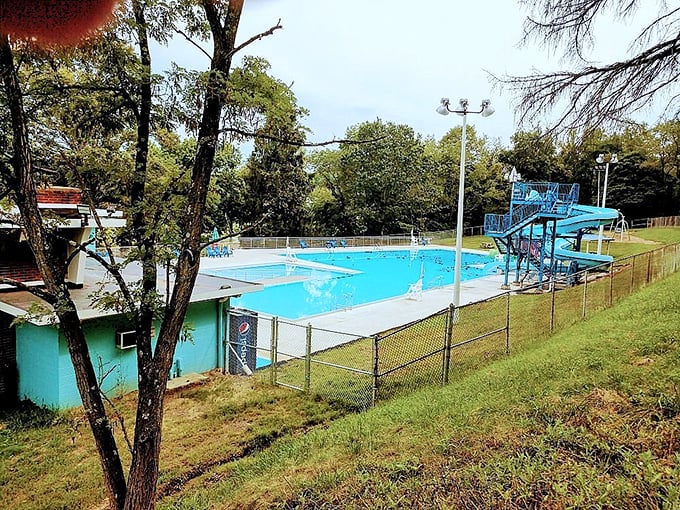 Lynch Field's community pool beckons with that distinctive blue that screams summer freedom—where kids still experience the joy of "Marco Polo" without a smartphone in sight.